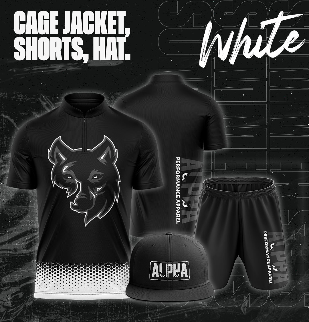 White Cage Jacket Set: Pre-Order – Alpha Performance Apparel